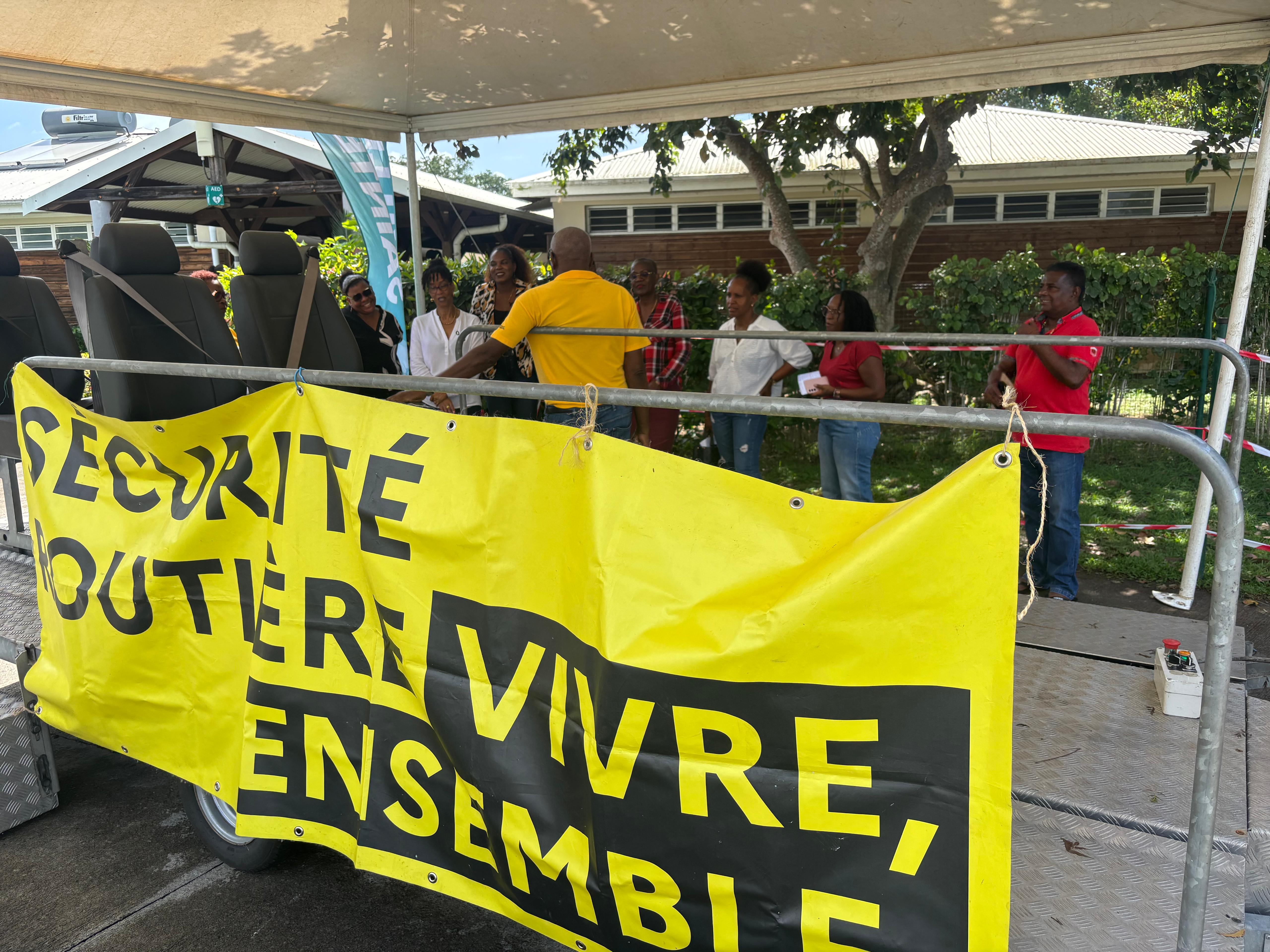 Sécurité routière au travail, une matinée de sensibilisation à Sainte-Anne